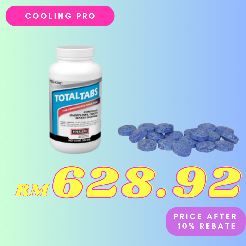 TOTALTABS (BLUE) for Condensate Drain Pans (Tablet) | Shopee Malaysia