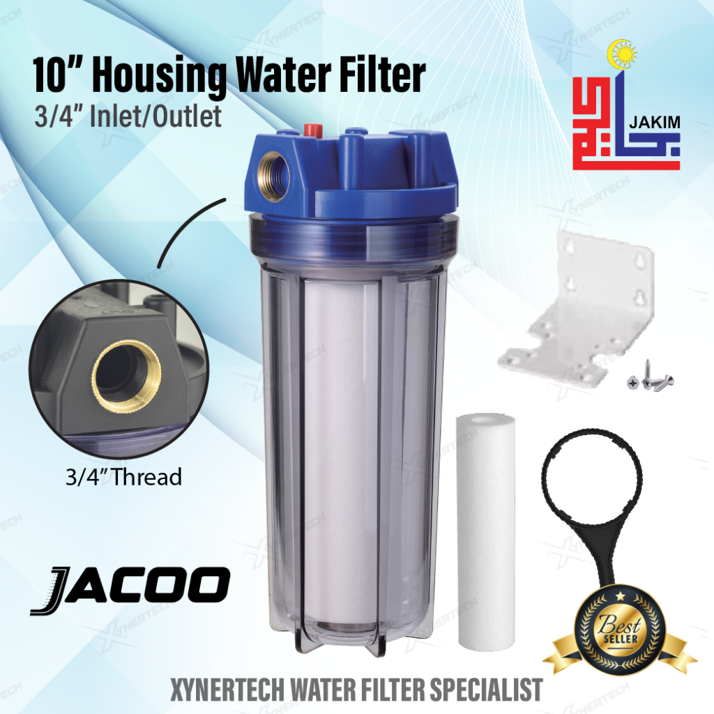 10" Inch Housing PP Water Filter Transparent Casing with PP Sediment ...