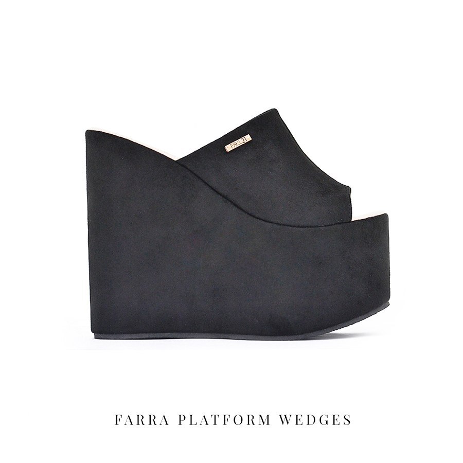 Farra Basic Plain Colour Wedges 6 Inch Comfy | Shopee Malaysia
