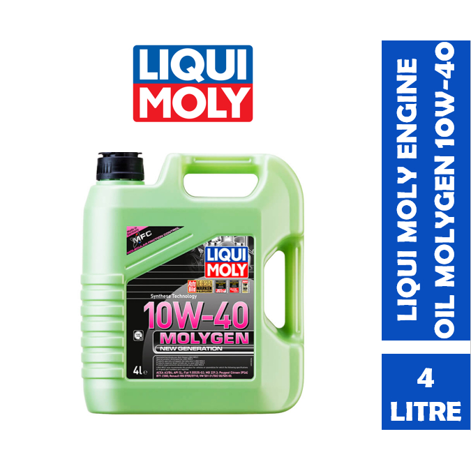 【100% ORIGINAL】LIQUI MOLY Fully Synthetic Molygen New Generation 10W-40 ...