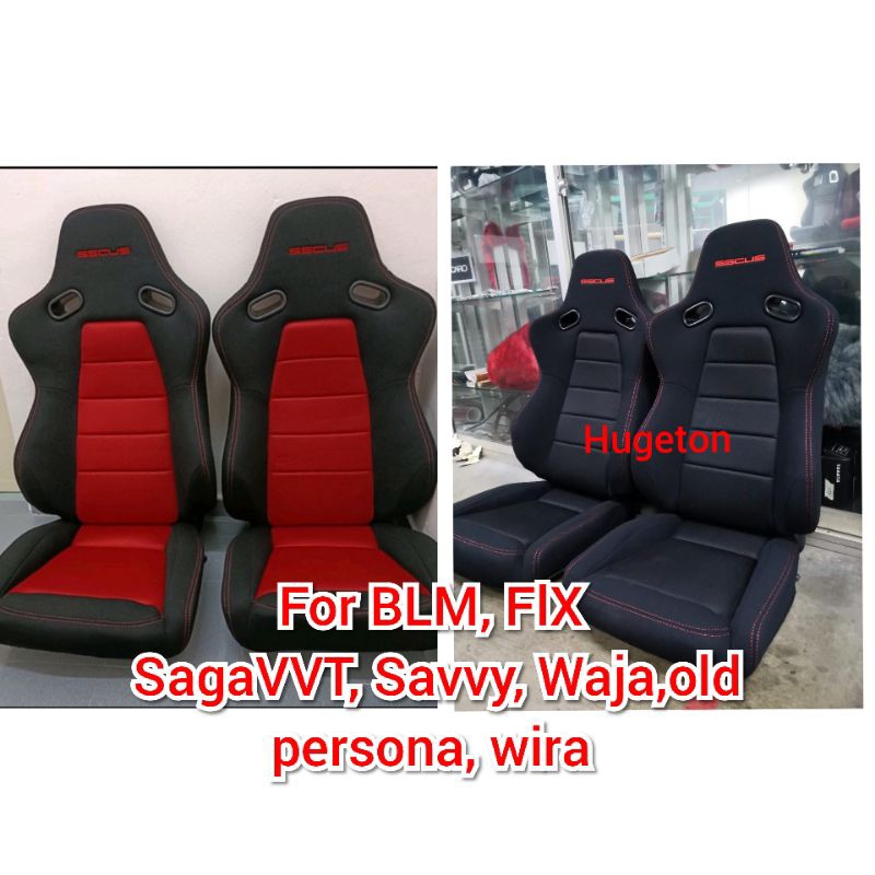 SSCUS Sport Seat for Waja,Persona,Savvy,Blm,FLX,Sagavvt, Wira | Shopee ...
