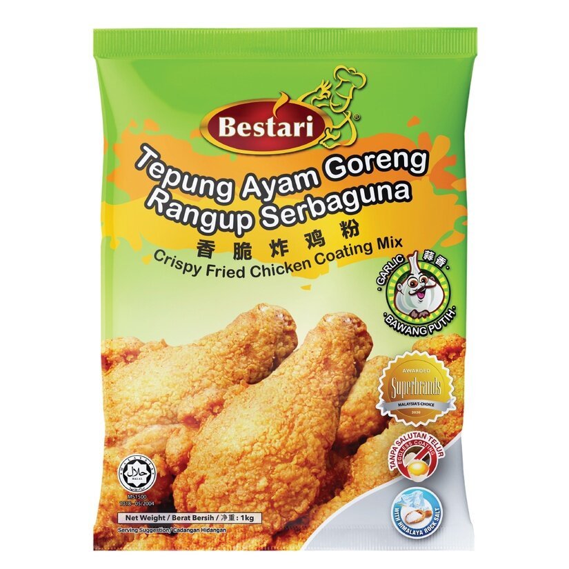 BESTARI TEPUNG GORENG AYAM GARLIC 1KG | Shopee Malaysia