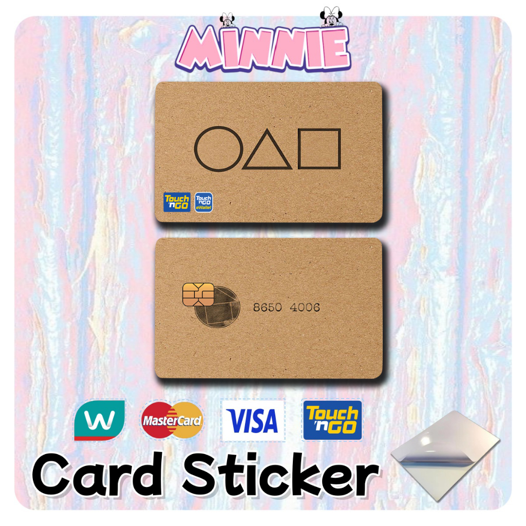 [ Squid Game Card ] Touch n Go Card Sticker TNG Card/Watson Card/MASTER ...
