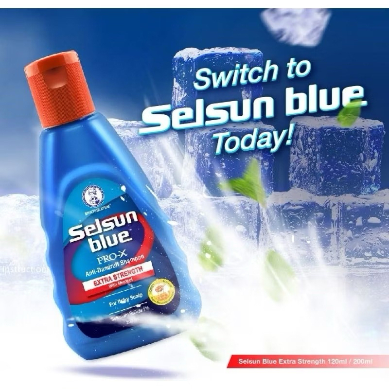 MENTHOLATUM SELSUN BLUE anti dandruff + improve oily scalp/anti ...