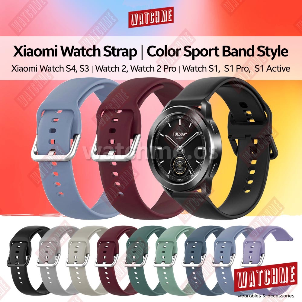 Xiaomi Watch Strap, Color Sport Band Style 22mm, Stainless Steel Buckle ...