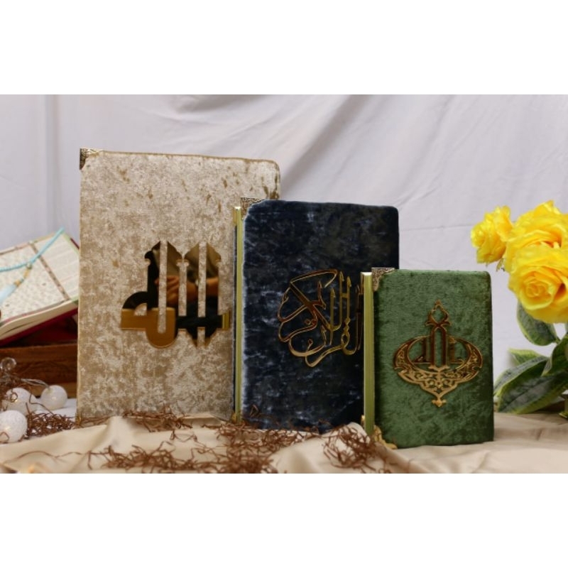 ALQURAN ARABIC/RUMI WITH COVER BALDU +FREEGIFT ENGRAVE NAMA ACRYLIC ...