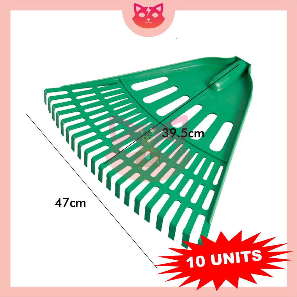 10PCS BIG Plastic Crawler Plastic Rake Pencakar Rumput Garden Lawn Rake ...