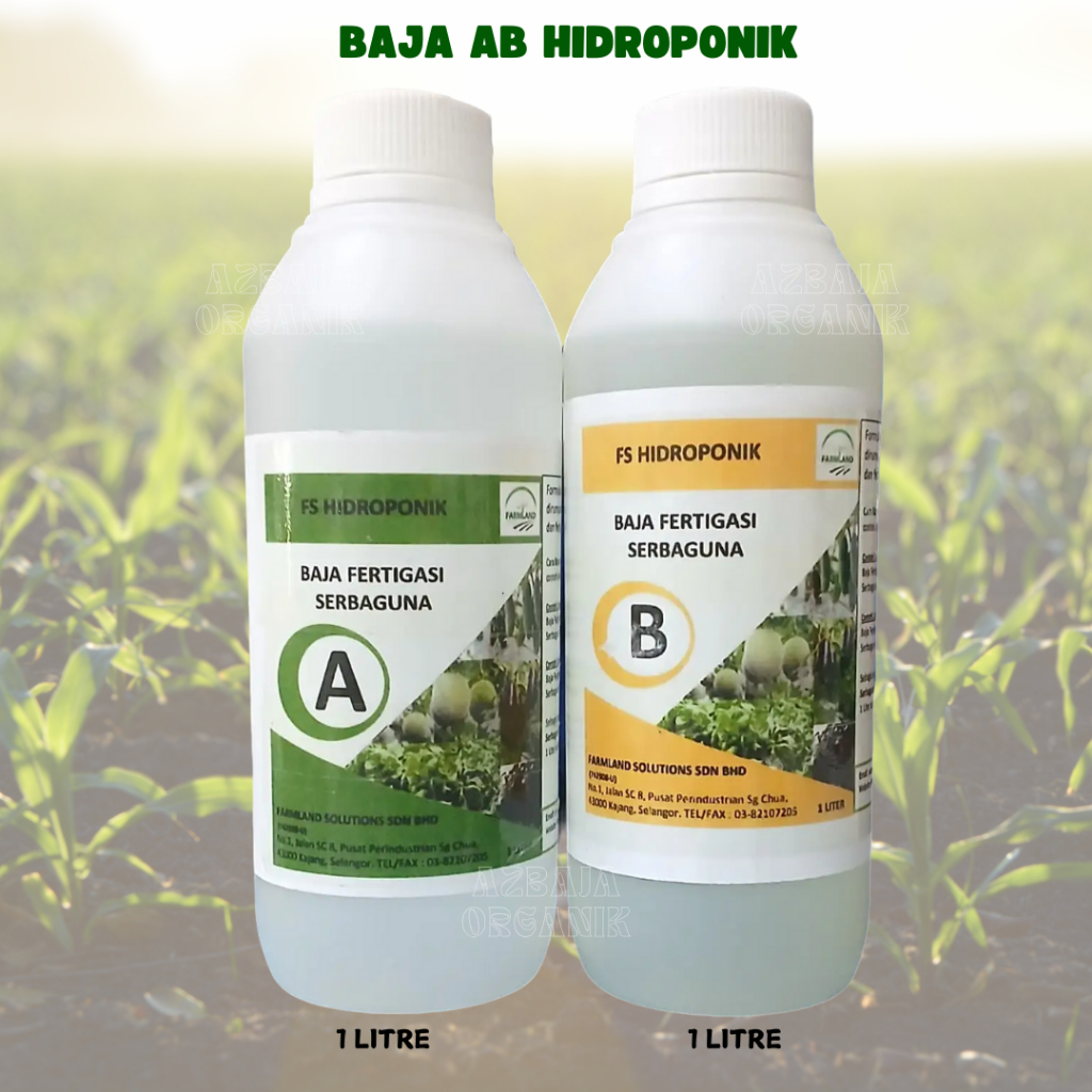 BAJA AB HIDROPINIK / AB HYDROPHONIC FERTILIZER - 1L | Shopee Malaysia