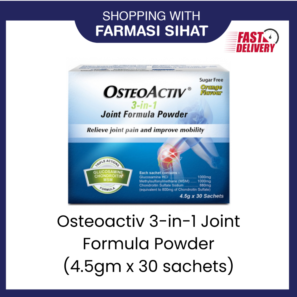 Osteoactiv 3-in-1 Joint Formula Powder (4.5g x 30) | Shopee Malaysia