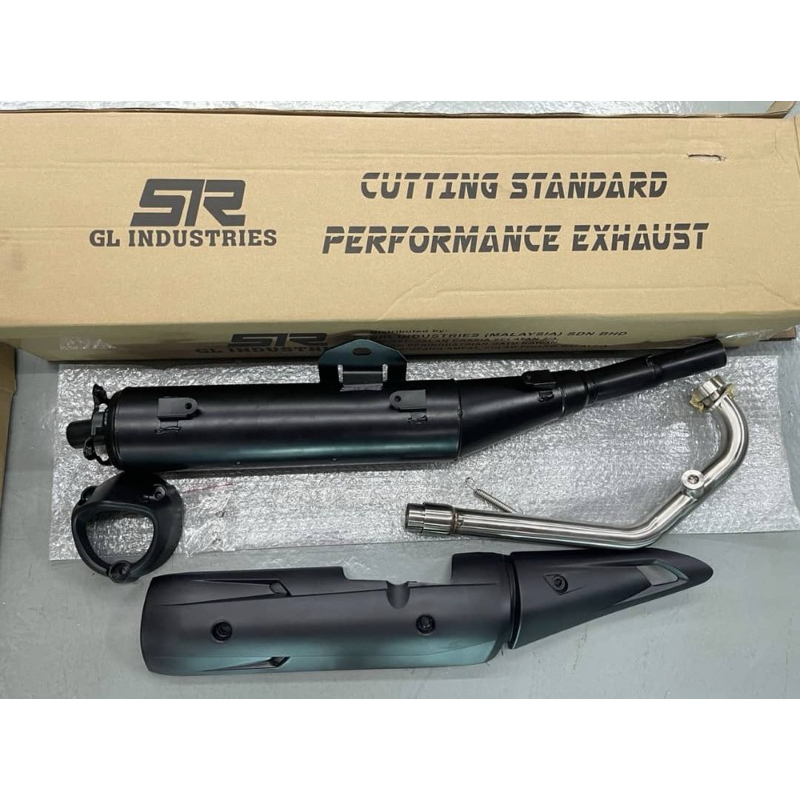 GL RACING STD CUTTING EXHAUST BACK PRESSURE 28MM 32MM 35MM LC135 4S 5S Y15ZR Y15Z Y15 135 LC ...