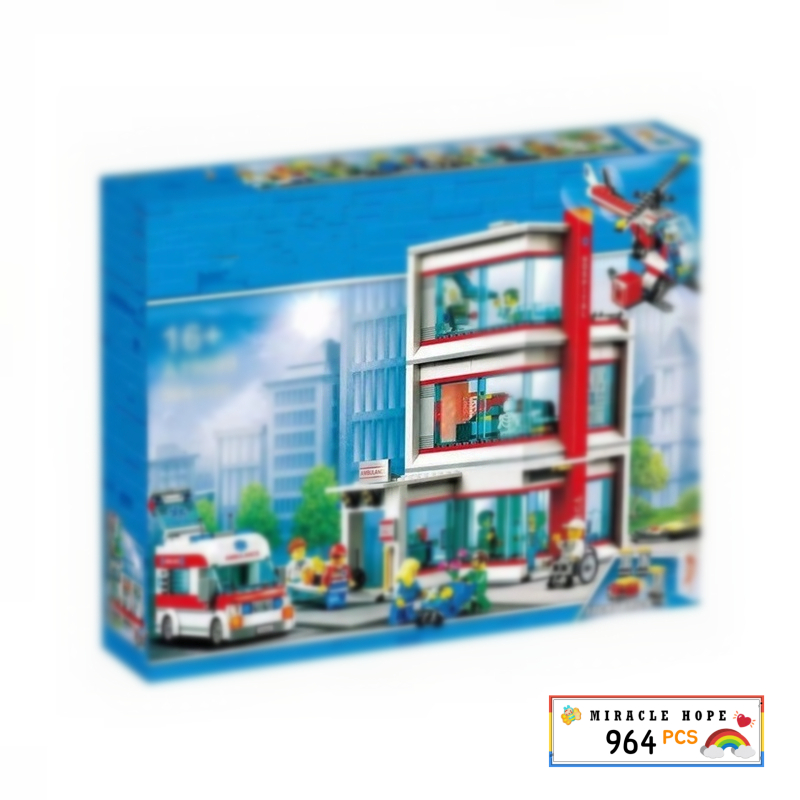 19099 City Hospital Building Block Toys 964pcs 40020 82085 02113 Lepin ...