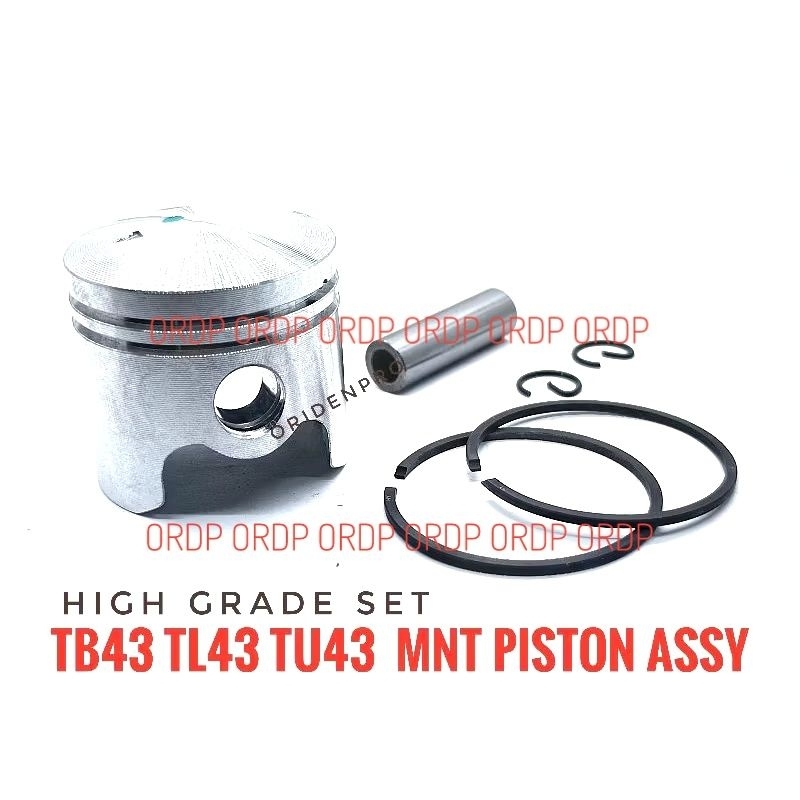 Heavy Duty MNT Piston HY ring TB43 / TU43 /TL43 mesin rumbut Mitsubishi Piston Assy 40mm ...