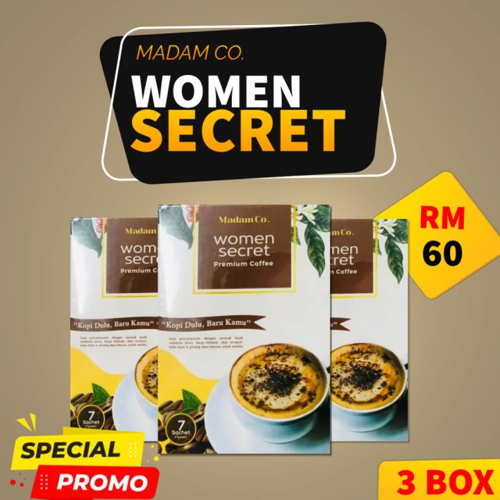 Kopi Women Secret Madam Co ( 3Box RM60.00 ) | Shopee Malaysia