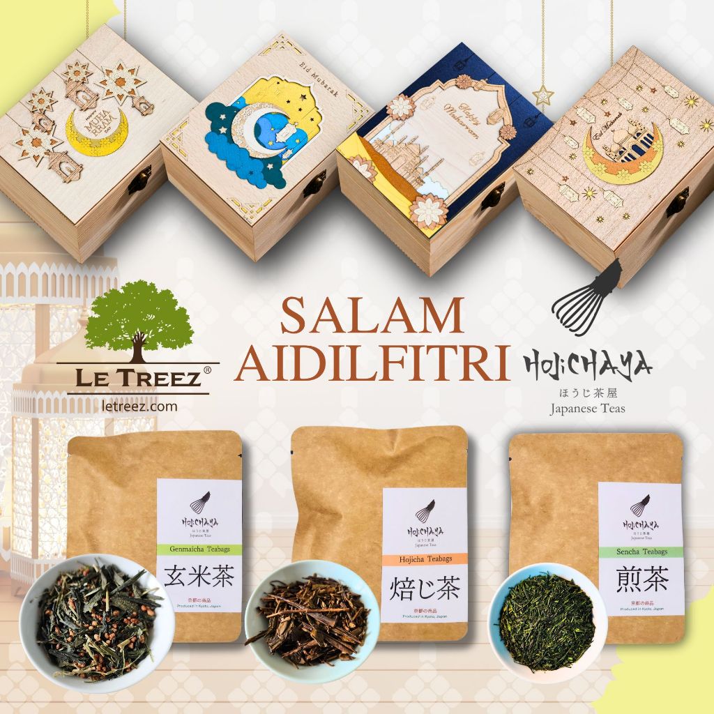 HojichaYa x LeTreez Raya Japanese Teabag Gift Set | Shopee Malaysia