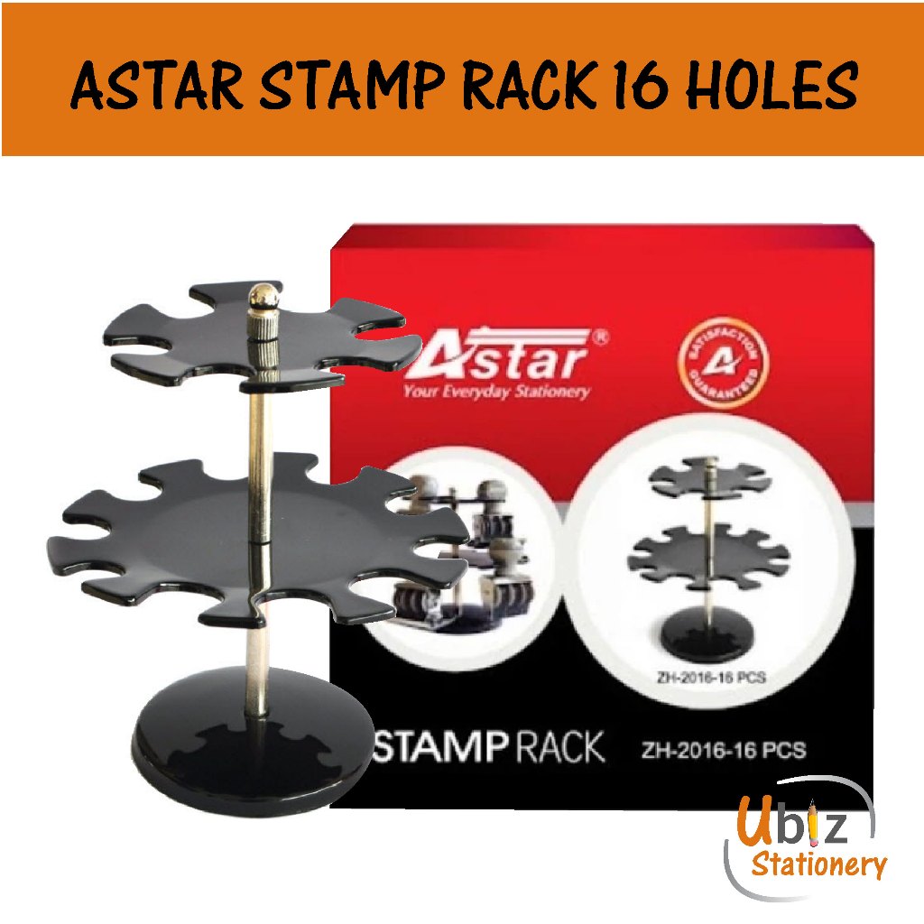 Astar Rubber Stamp Rack 16 Holes | Shopee Malaysia