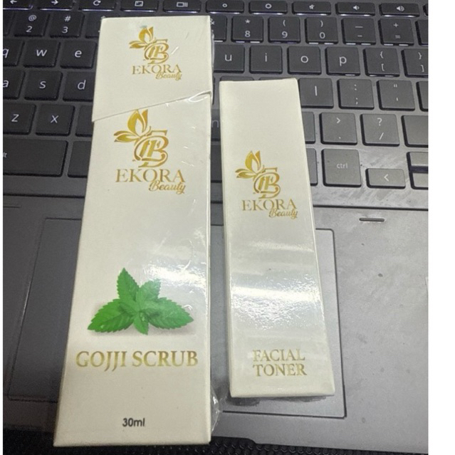 GOJI SCRUB + TONER MUKA EKORA | Shopee Malaysia