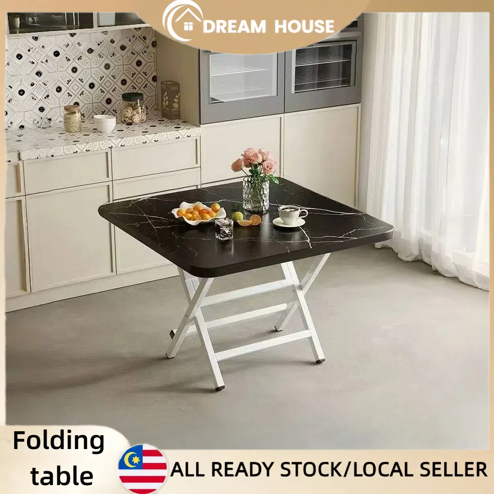 Home Portable Folding table livingroom kitchen dinner table Outdoor ...