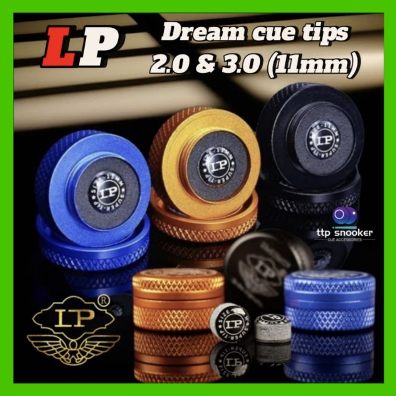 LP dream snooker cue tips 2.0 & 3.0 11mm | Shopee Malaysia