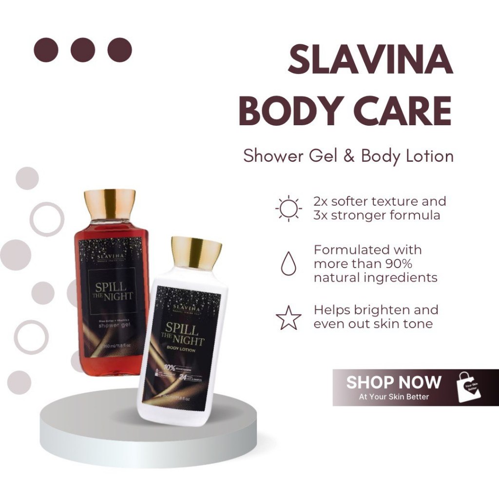 SLAVINA ALL BODY CARE - SHOWER GEL & BODY LOTION - BODY SHOWER - BODY ...