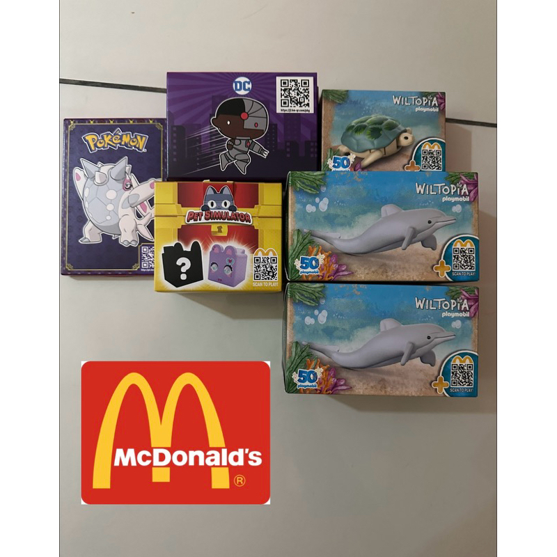 McD Happy Meal Toy-Wiltopia Playmobil、cyborg、per simulator、Pokemon ...