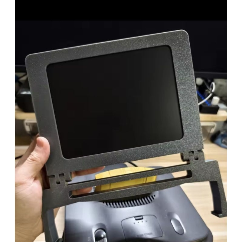 N64 Game Console Portable Display ,3D Print 8 INCH 4:3LCD Foldable Mini ...