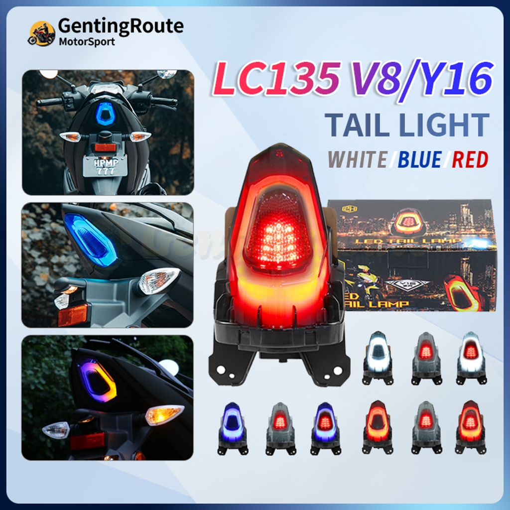 Y16 LC135 V8 Lampu Belakang Tail Light LED Tail Lamp Brake Light Signal ...
