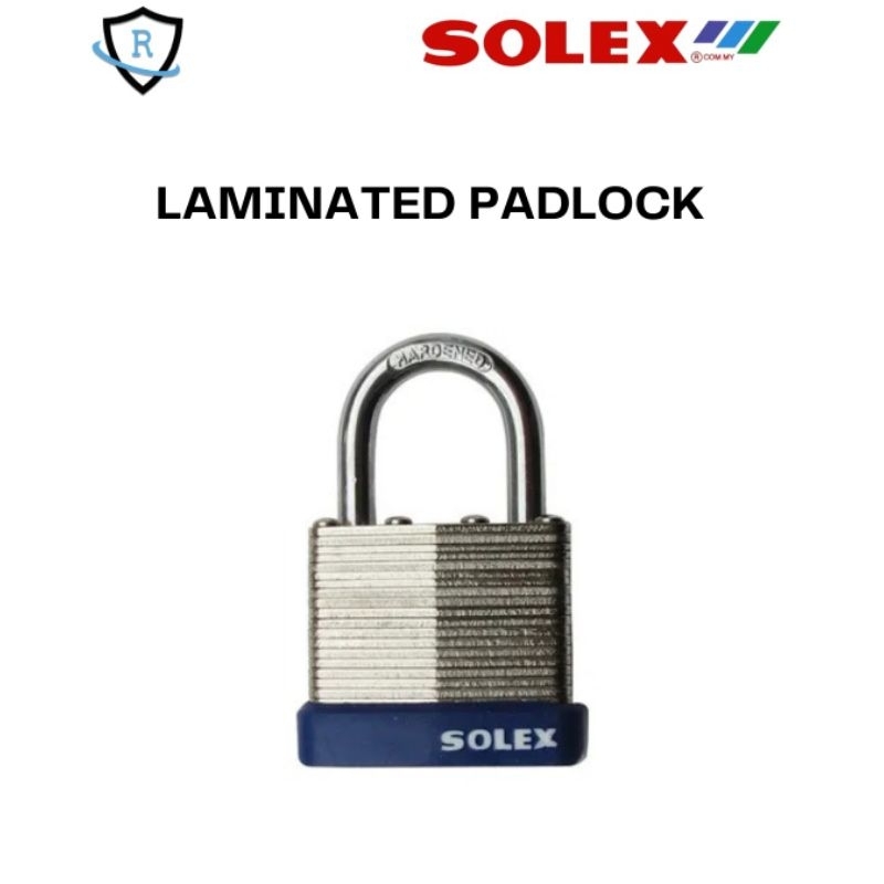 SOLEX LAMINATED PADLOCK 100% ORIGINAL LM40 & LM50 (40MM & 50MM ...