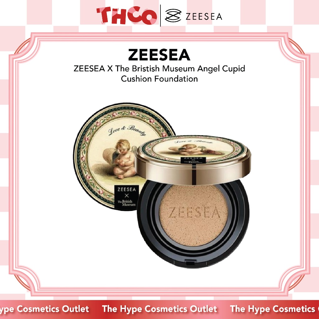 ZEESEA X The British Museum Angel Cupid Cushion Foundation 滋色天使花漾气垫BB霜 持久cc粉底液 | Shopee Malaysia