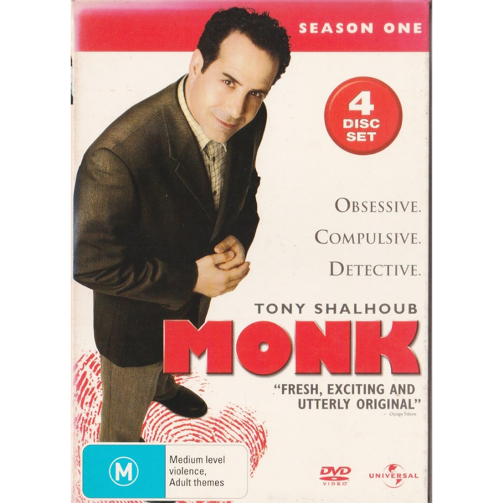DVD MONK SEASON ONE ( M : REGION 2 & 4 DVD ) | Shopee Malaysia
