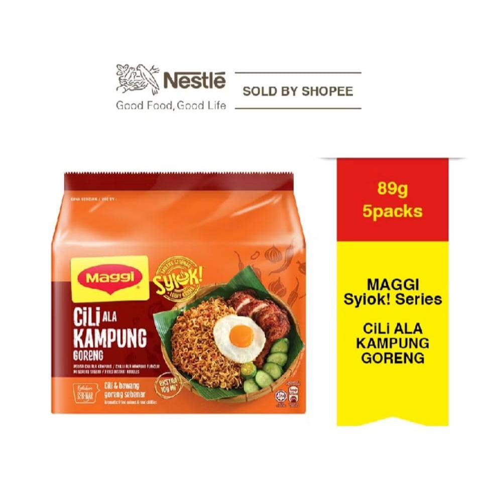 MAGGI® Syiok Cili Ala Kampung (5 x 89g) | Shopee Malaysia