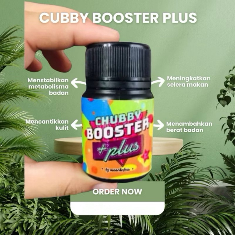 CHUBBY BOOSTER PLUS ORIGINAL HQ 💯 ( VITAMIN GEMOK ) | Shopee Malaysia