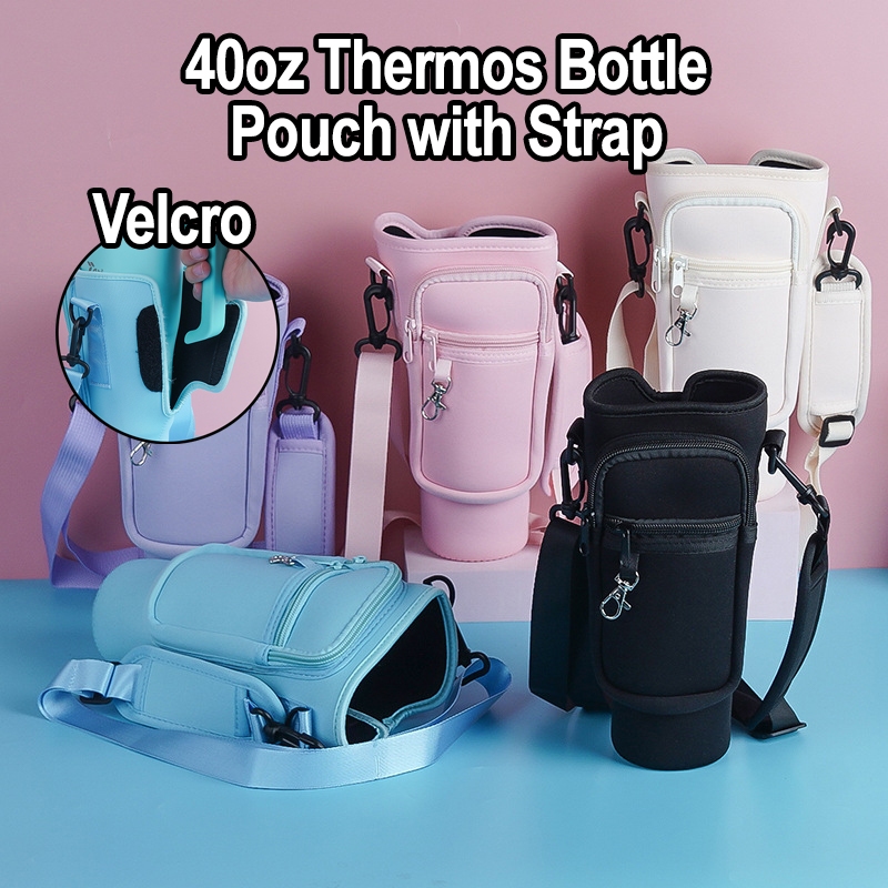 40oz Thermos Bottle Pouch with Strap Water Bottle Cover beg botol air ...