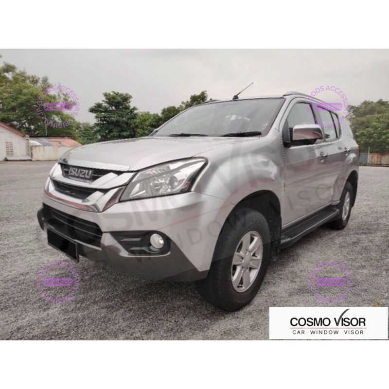 Isuzu Mux 2013 2014 2015 2016 2017 2018 2019 2020 2021 Door Visor / Window Vent Visor Deflectors ...
