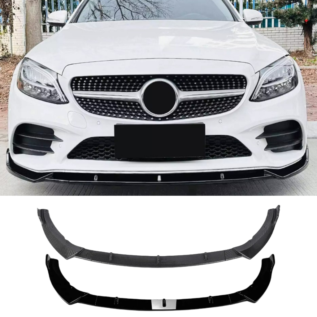 Mercedes Benz C Class W205 C205 2019-2021 AMG Front Bumper Lip W205 ...