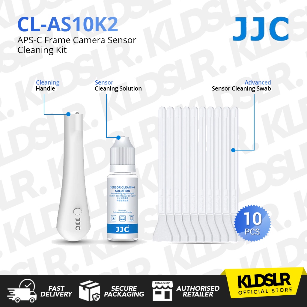 JJC CL-AS10K2 APS-C Camera Sensor Cleaning Kit for APS-C DSLR ...