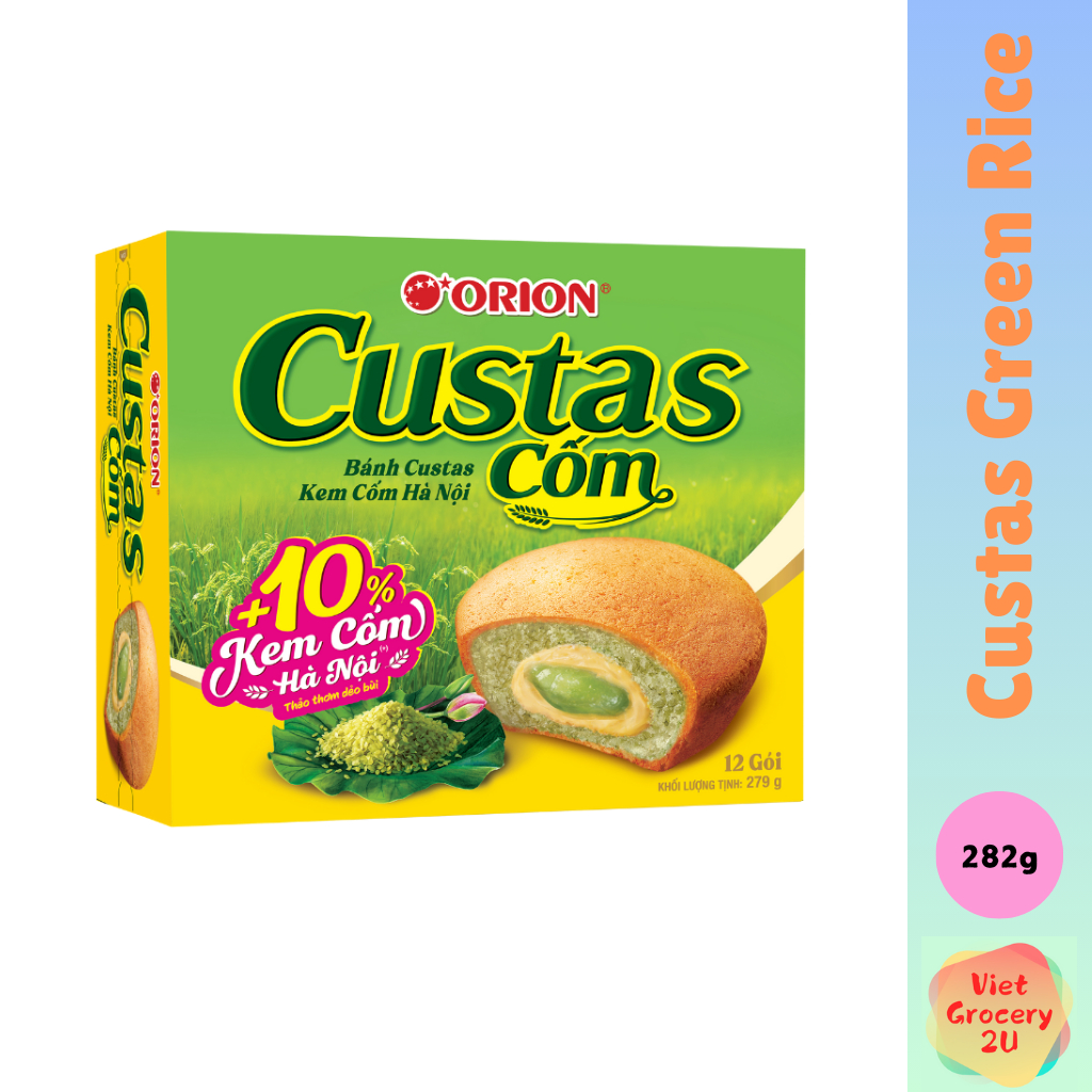 ORION Custas Com/ Hanoi Com Green Rice & Cream Cake ( 12 packs per box ...