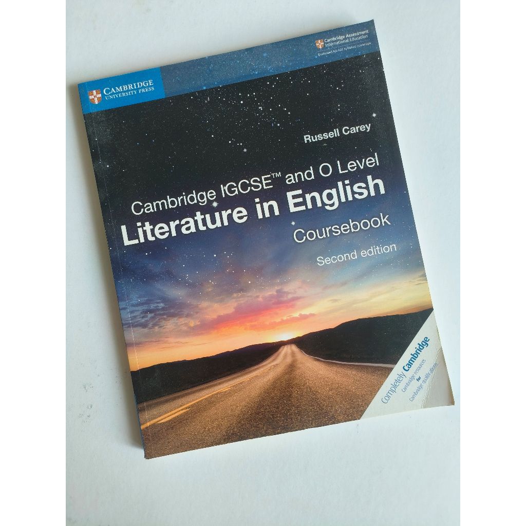 Cambridge IGCSE® and O Level Literature in English Coursebook | Shopee ...