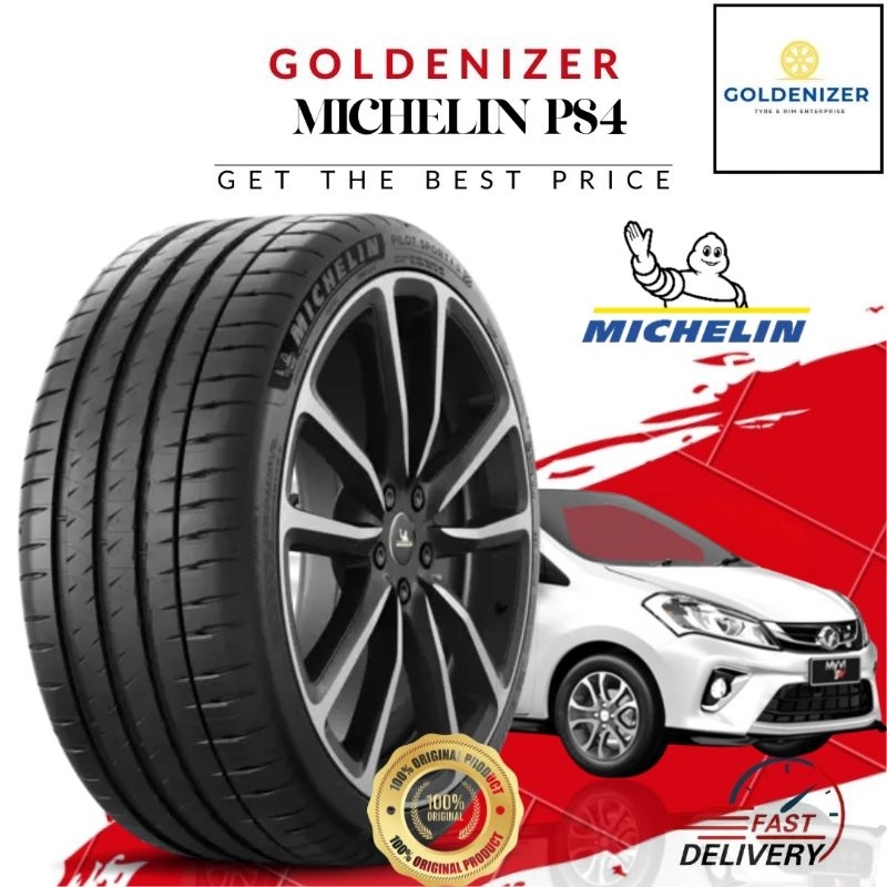 Michelin PS4 tayar tyre tire 215/50-17(1pcs) | Shopee Malaysia