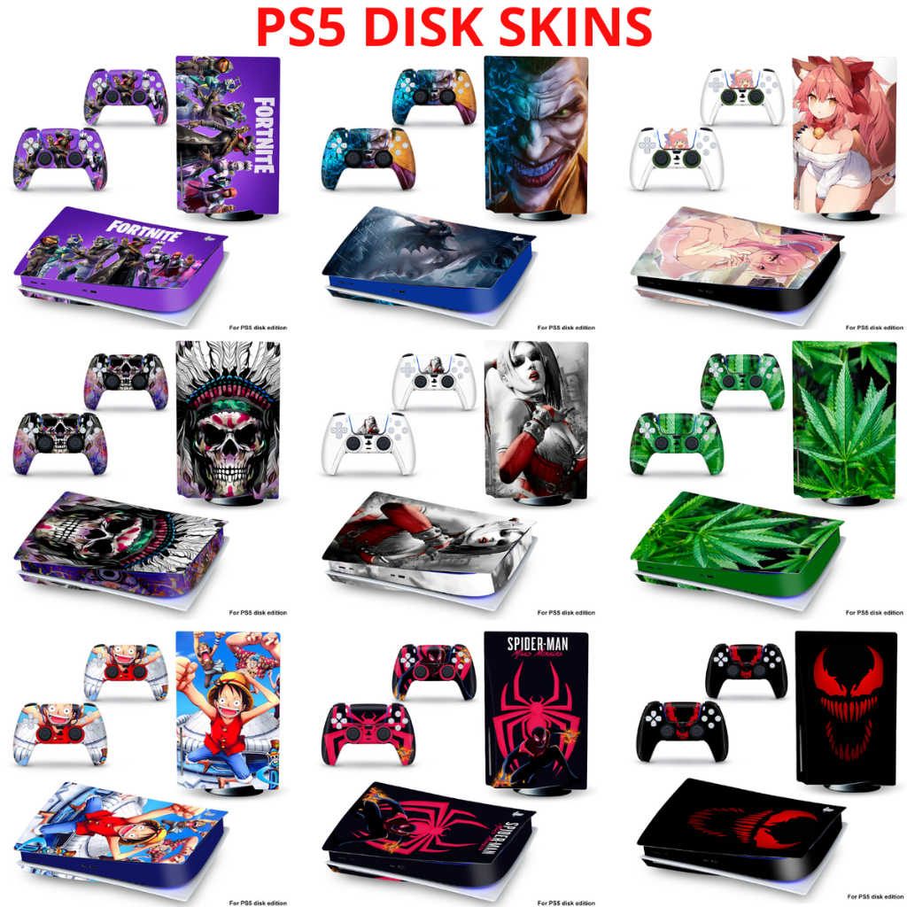 PS5 Skin Sticker Compatible with playstation 5 Disk Edition or Rom ...