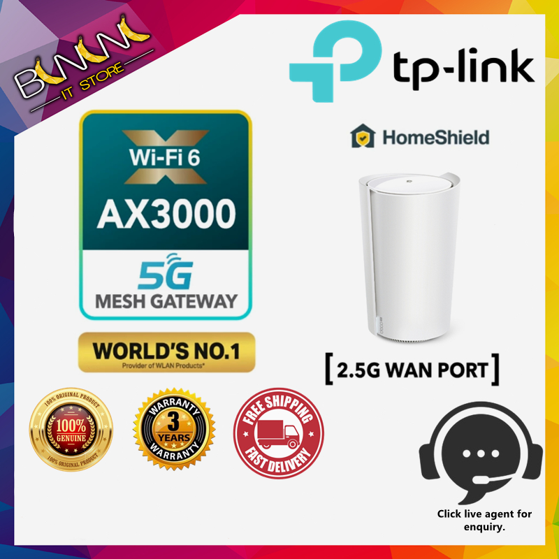 TP-Link Deco X50-5G AX3000 5G Whole Home Mesh Modem WiFi 6 System with ...