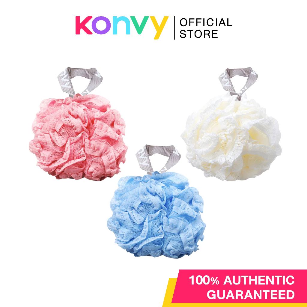 Konvy Super Soft Lace Bath Ball - 3 Color to choose (Pink/White/Blue ...