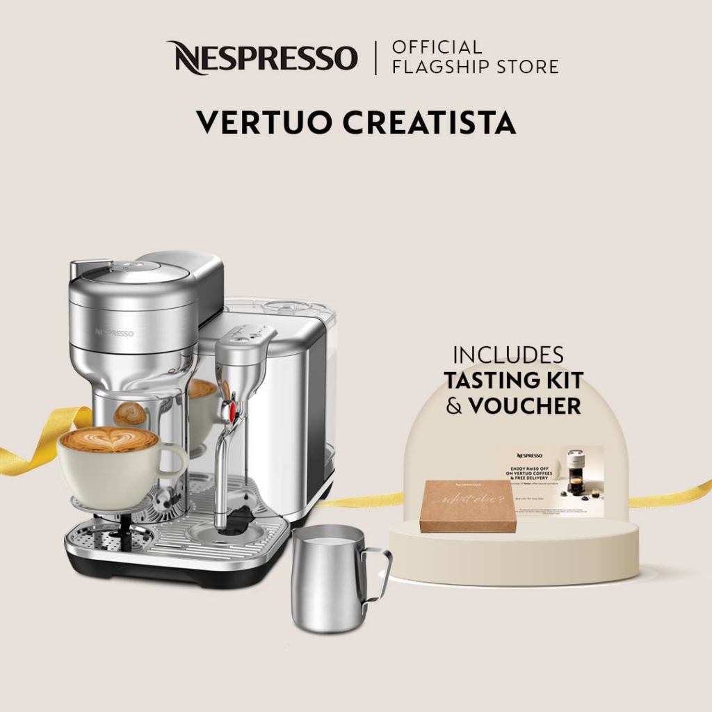 Nespresso Vertuo Creatista Coffee Machine | Shopee Malaysia