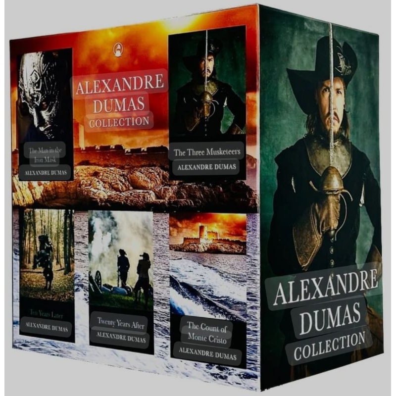 [BB] [100% Original] Alexandre Dumas 5 Books Collection Box Set (Wilco ...