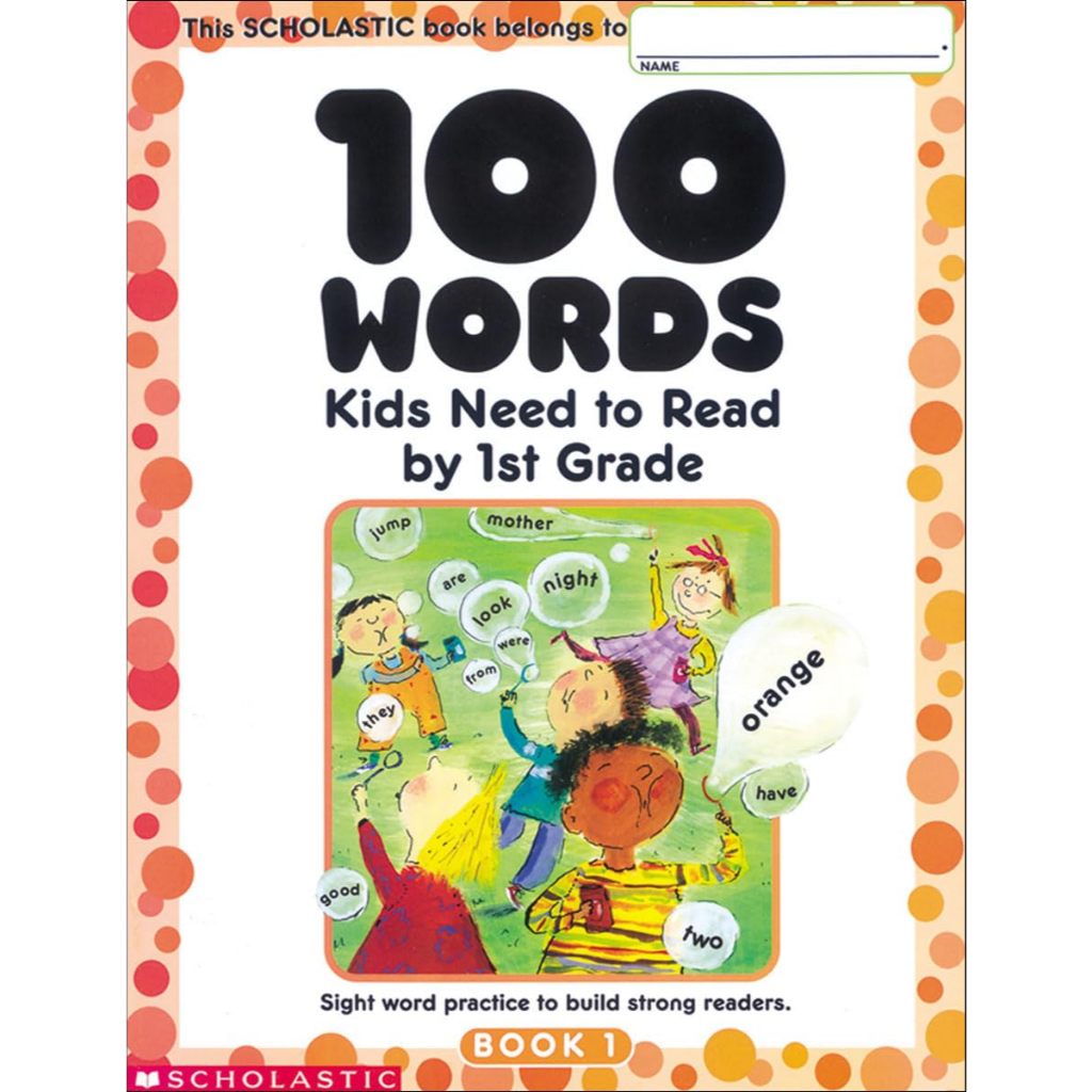 100 Words Kids Need to Read by 1st Grade to 3rd grade - Sight Word ...