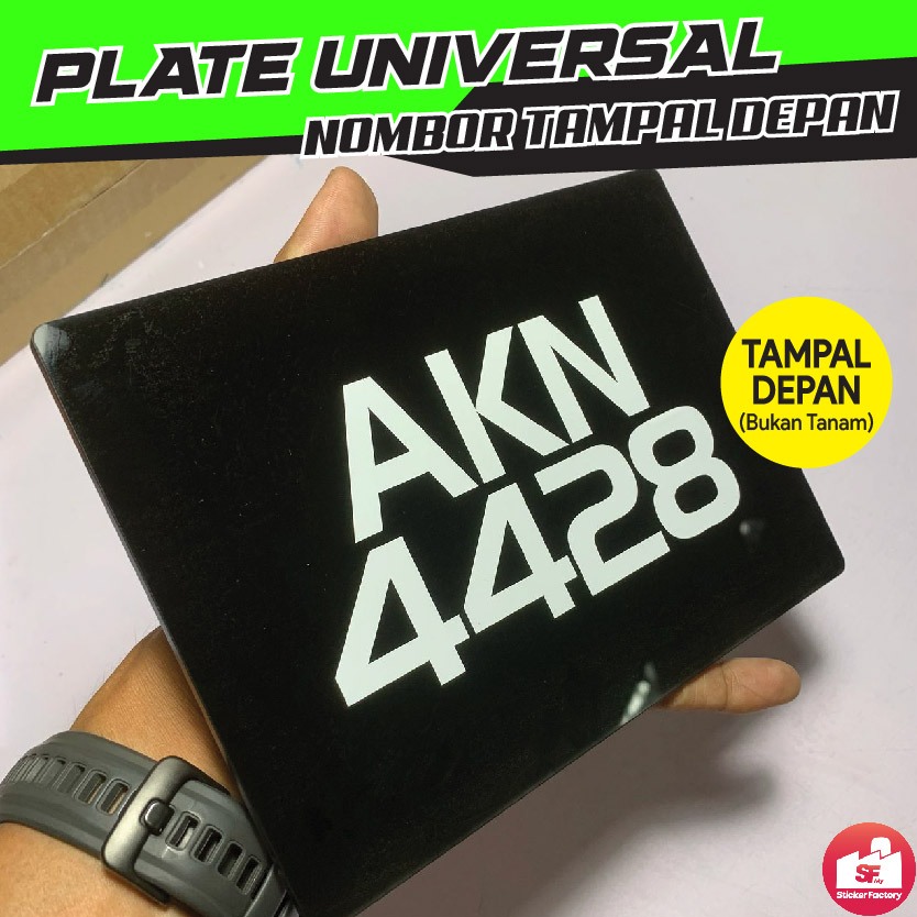 Nombor Plate Motor Sticker Papan | Shopee Malaysia