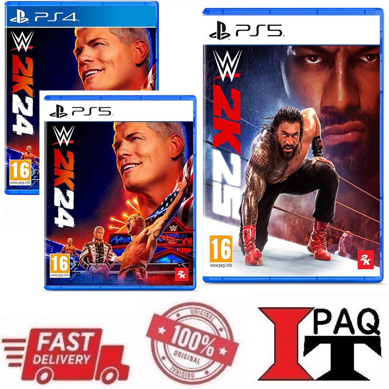 PS4 WWE 2K24 | PS5 WWE 2K24 | PS5 WWE 2K25 (English) | Shopee Malaysia