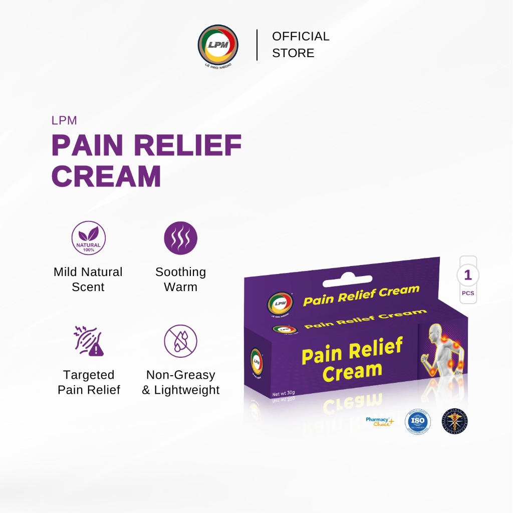 LPM Pain Relief Cream 30g/50g Lightweight Non-Greasy Topical Treatment ...