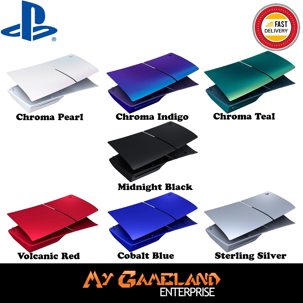 Sony PlayStation 5 PS5 Fat/Slim Console Cover [Chroma Teal/Pearl/Indigo ...