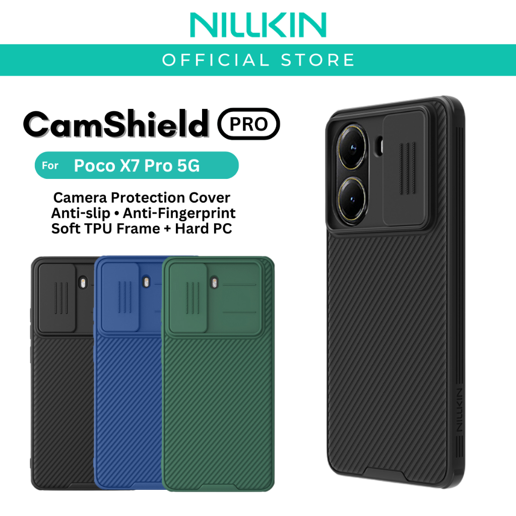 Nillkin Camshield Pro for Poco X7 Pro(NEW)/F6/F6 Pro with Slide Cover ...