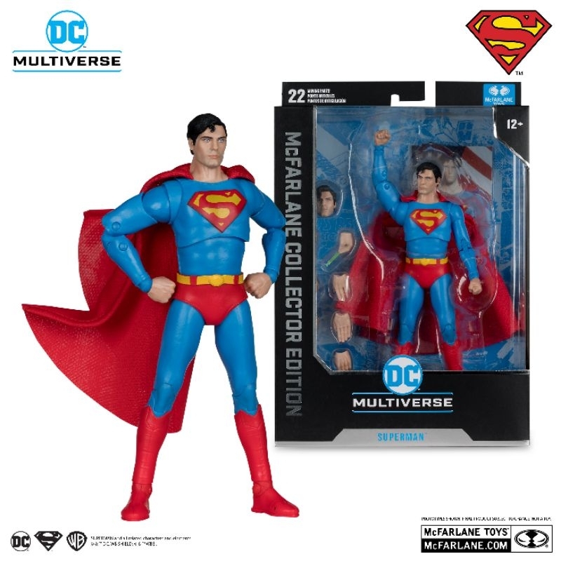 Mcfarlane Toys Superman 1978 Christopher Reeve Collector Edition 25 Shopee Malaysia
